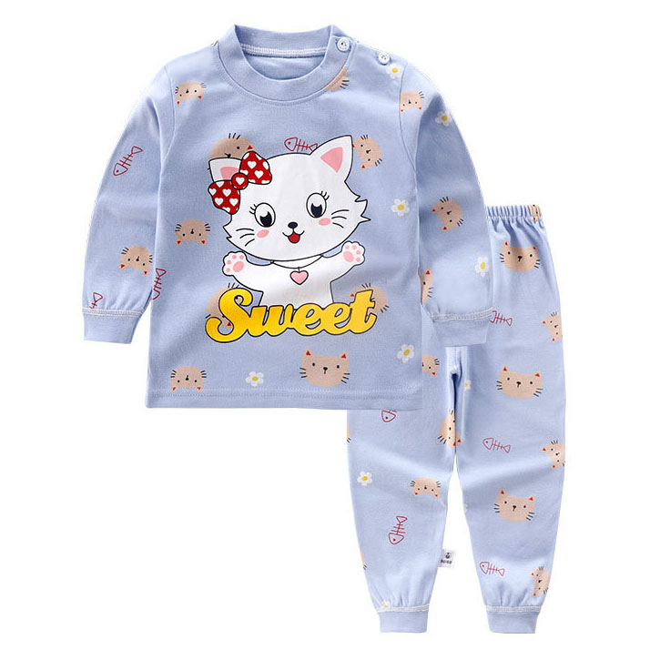 (3m-5yrs) Baby Pyjamas Set Children Sleepwear Tidur Kanak Kids Cloth ...