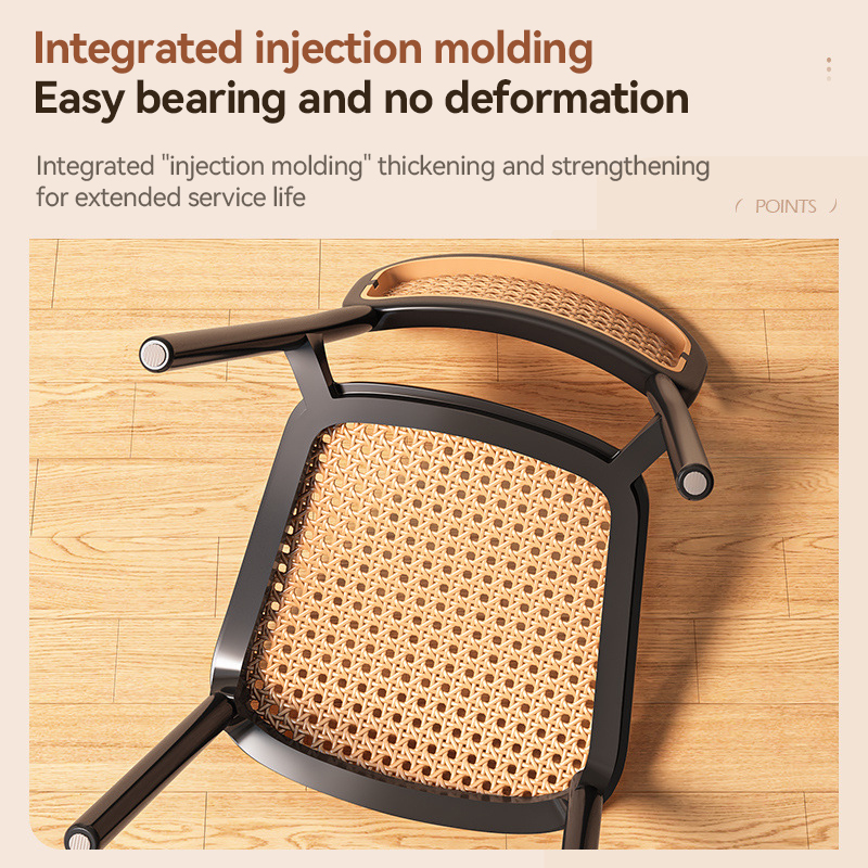 Chair kerusi meja makan plastik dining chair Nordic Backrest kerusi ...