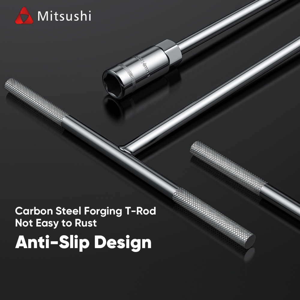 Mitsushi Spanar T Handle Set Socket T-Wrench Set Tools Extended T ...