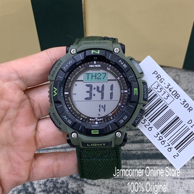 100% ORIGINAL CASIO PROTREK PRG-340L-5/PRG-340B-3 made with bio-based ...