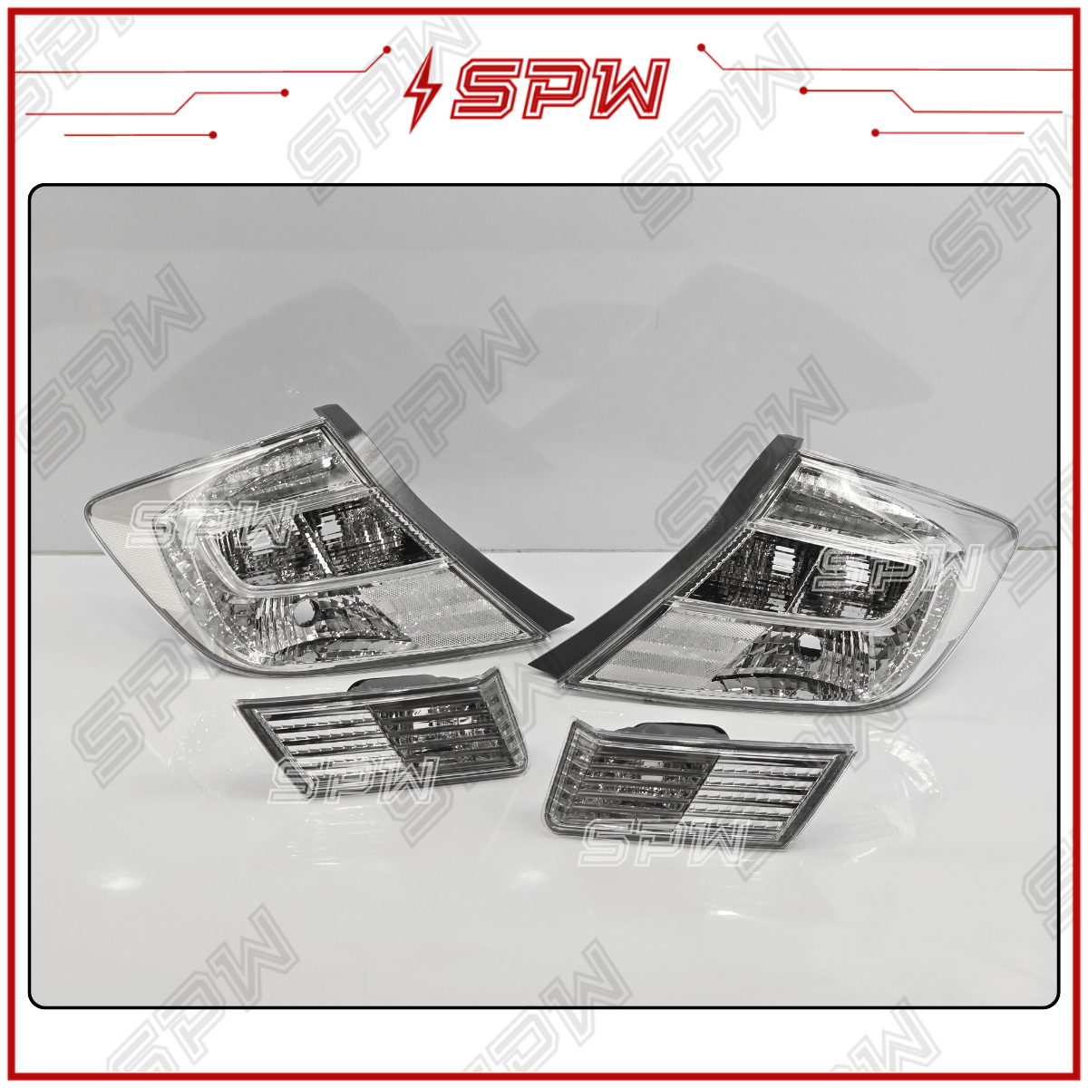 Honda Civic FB (2012-2015) ALBINO Clear Tail Lamp Tail Light Taillamp ...