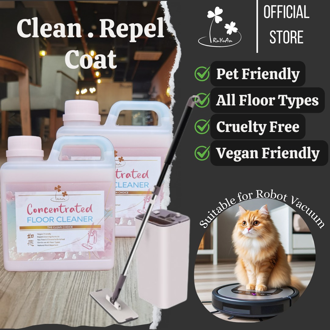 RuYuAn Floor Cleaner Citronella Pets (dogs & cats friendly) Pencuci ...