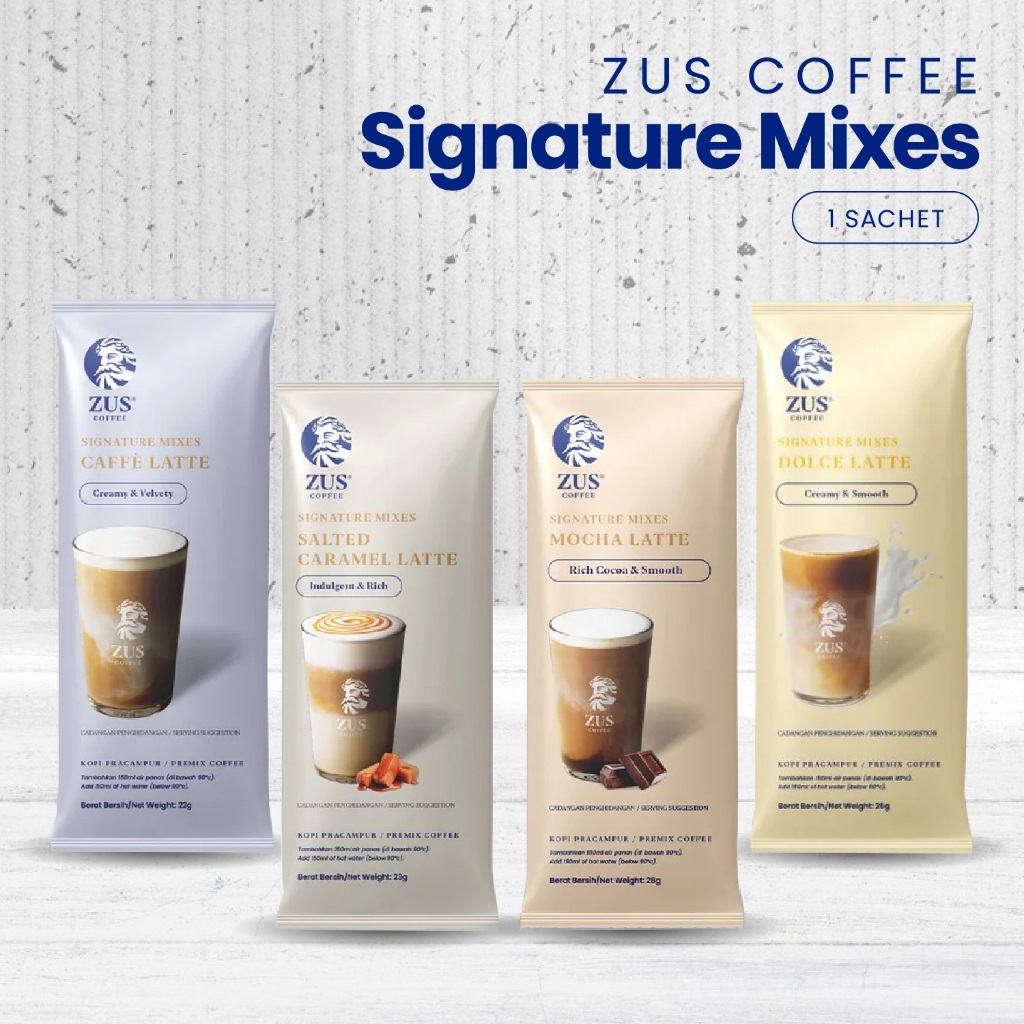 ZUS COFFEE Signature Mixes Coffee | Salted Caramel Latte | Mocha Latte ...