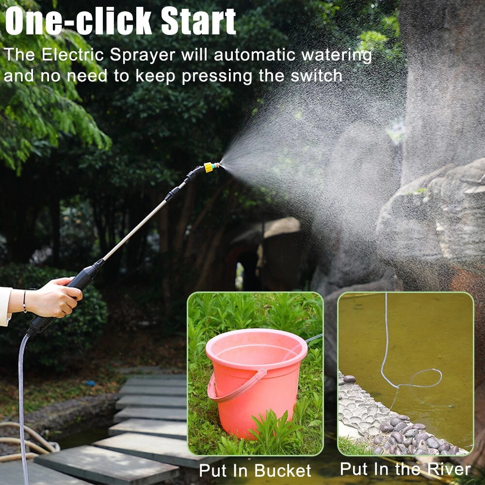 5L/8L Electric Backpack Sprayer Garden Atomizer Backpack Battery Garden ...