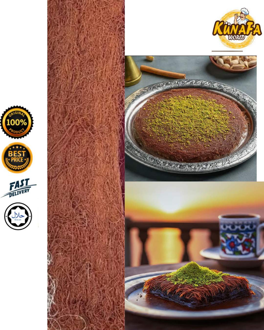 Kunafa Plate Aluminium - Kunafa Pan - Nampan Kunafa Aluminium - Kunafa ...