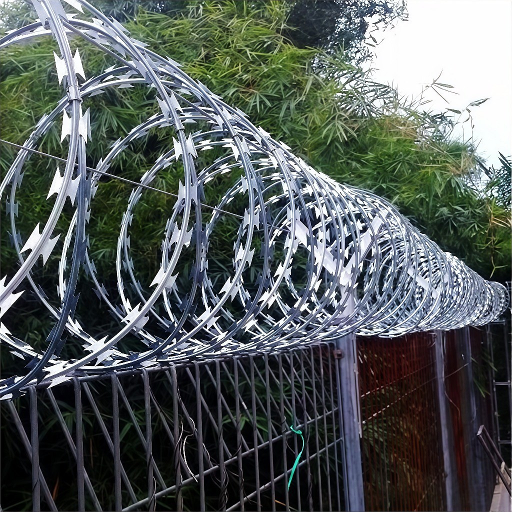 Anti Climb Fence Barb HotDipGalvanised/PVC Coated Security Wall Fencing ...