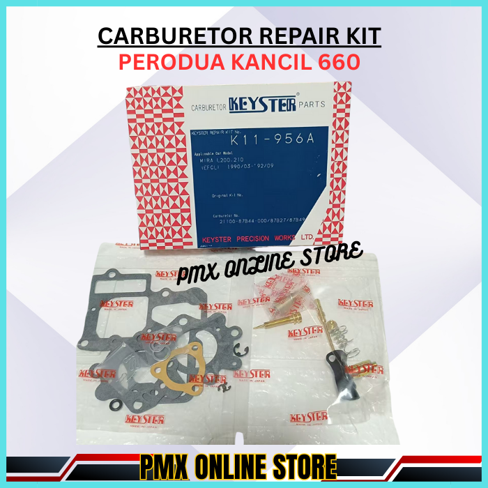 Perodua Kancil 660 Carburetor Repair Kit Keyster Japan Made Mira L200 ...