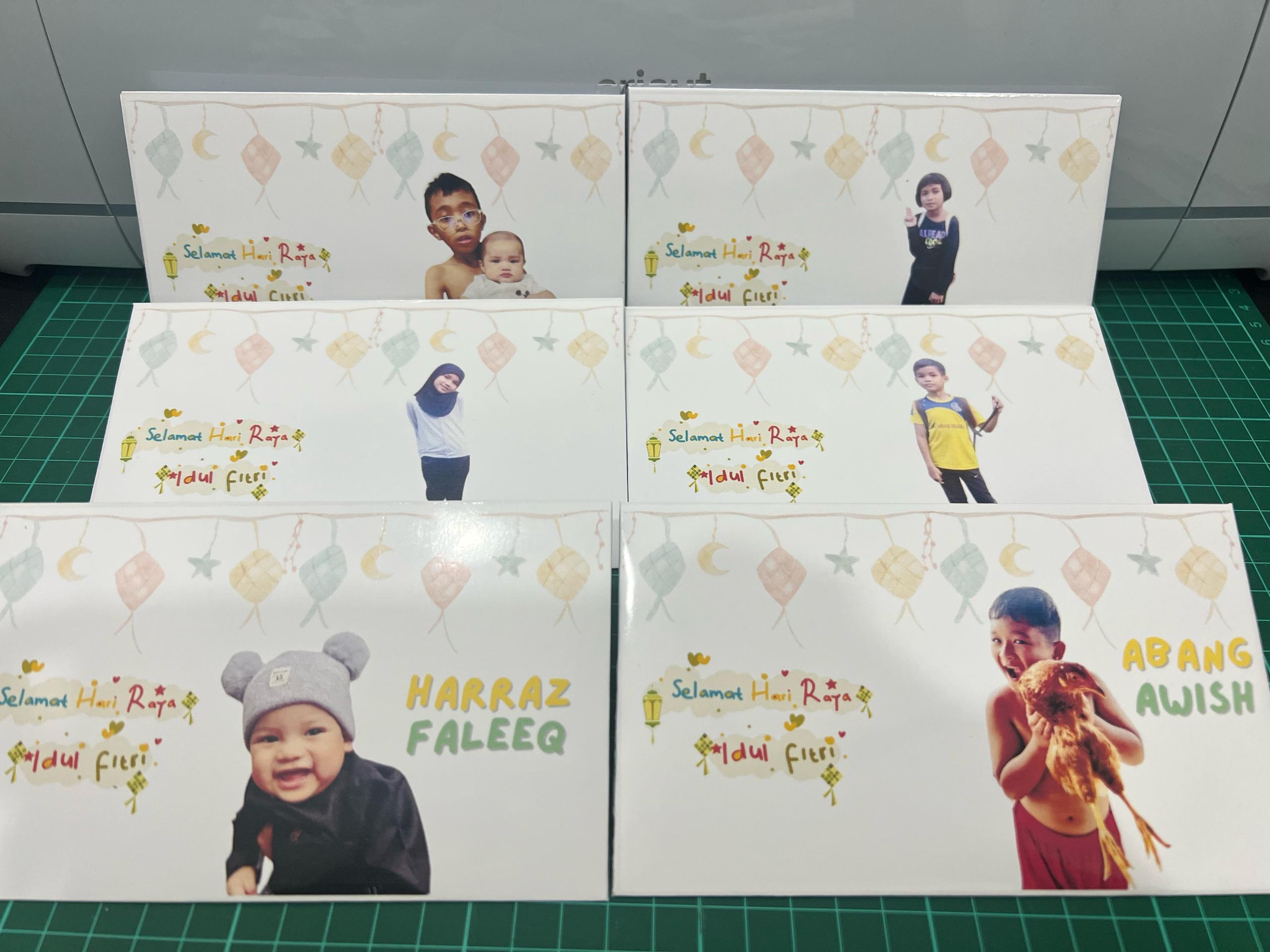 Sampul Raya Custom FREE GAMBAR & NAMA, 1 template 5 variasi | Shopee ...