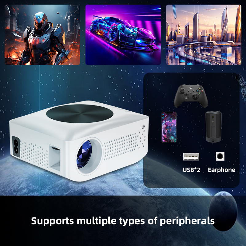 V380 Pro T1 Mini Wireless Projector Wifi Bluetooth Cinema Android Mini ...