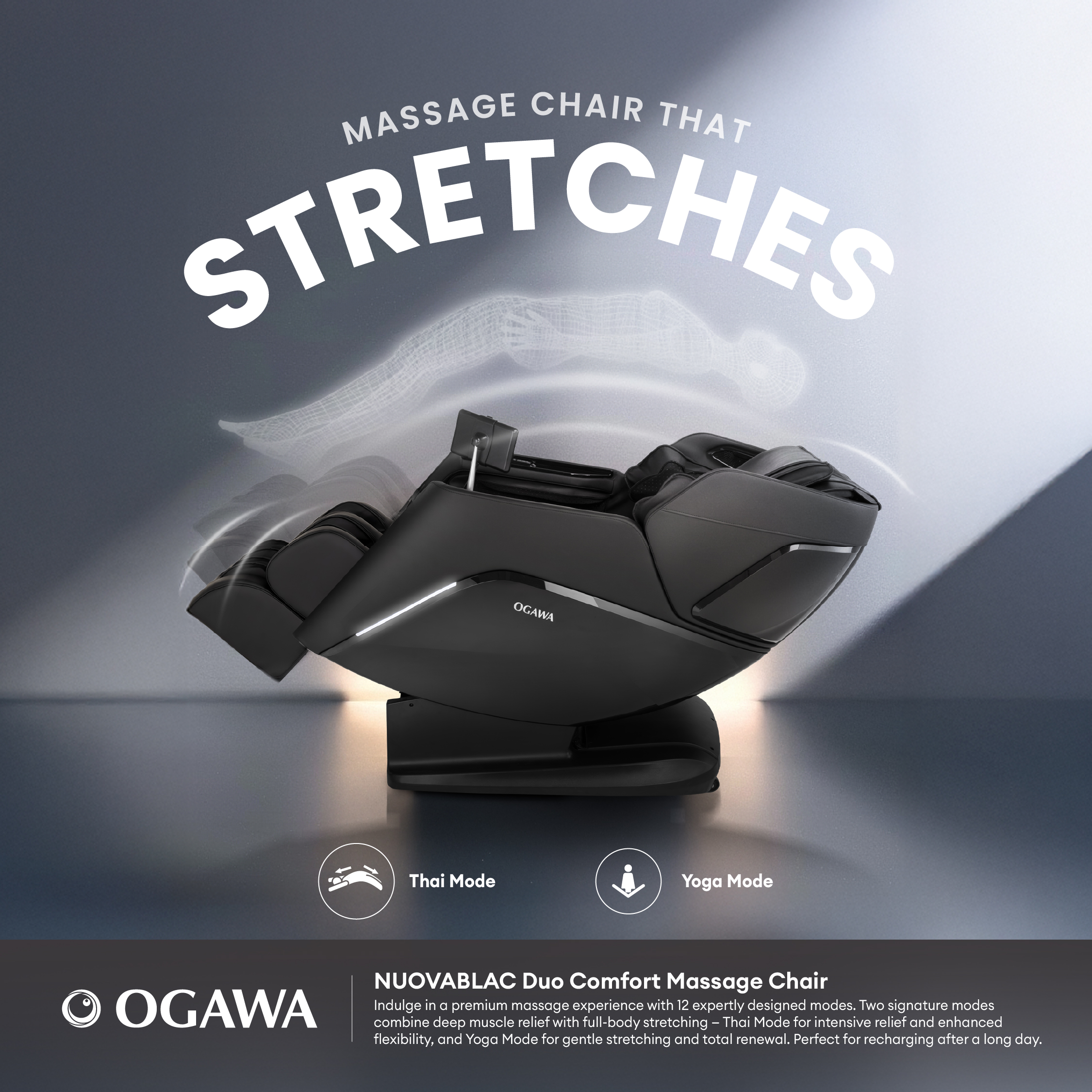 [New Arrival 2025] OGAWA NUOVABLAC Duo Comfort Massage Chair Free RelX ...