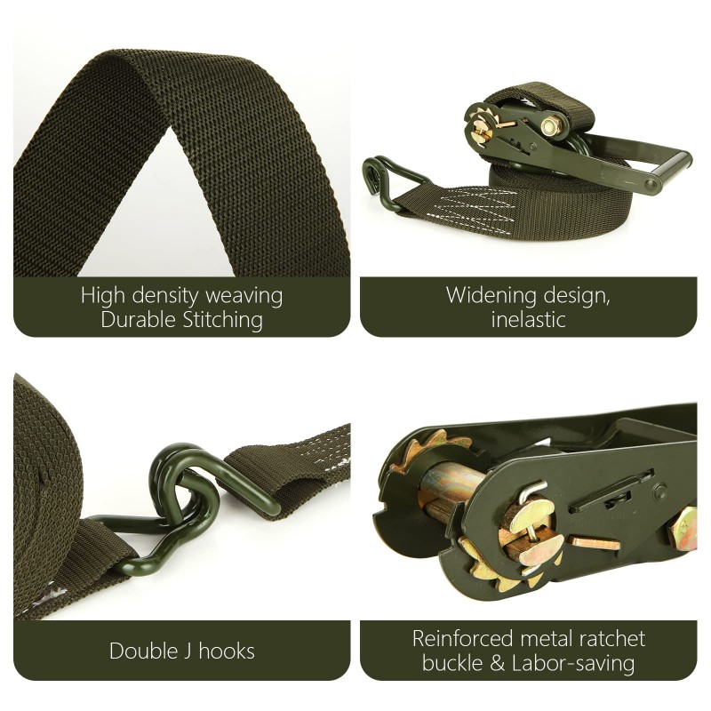 3MM Thickened10M Safety Ratchet Tie Down Ratchet Tie Down Lorry Strap ...