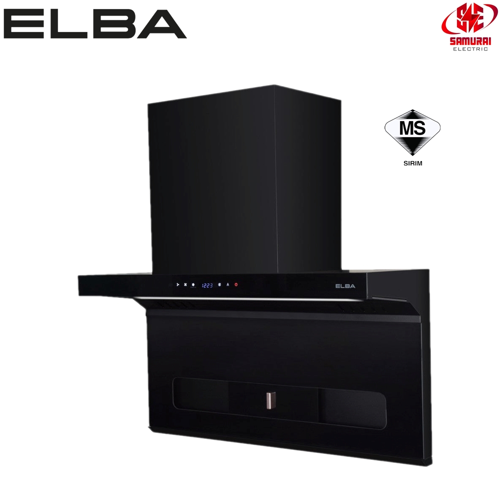 Elba Designer Hood VENTA 2,200 m³/hr EHQ9693DC(BK) + Other Built In Gas ...