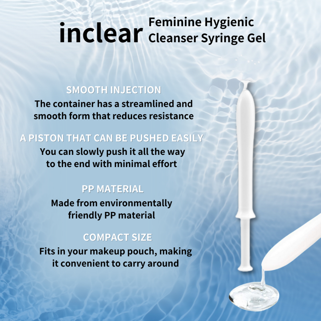 【Inclear】 Feminine Wash- Hygienic Cleanser Syringe Gel- Dedicate Zone ...