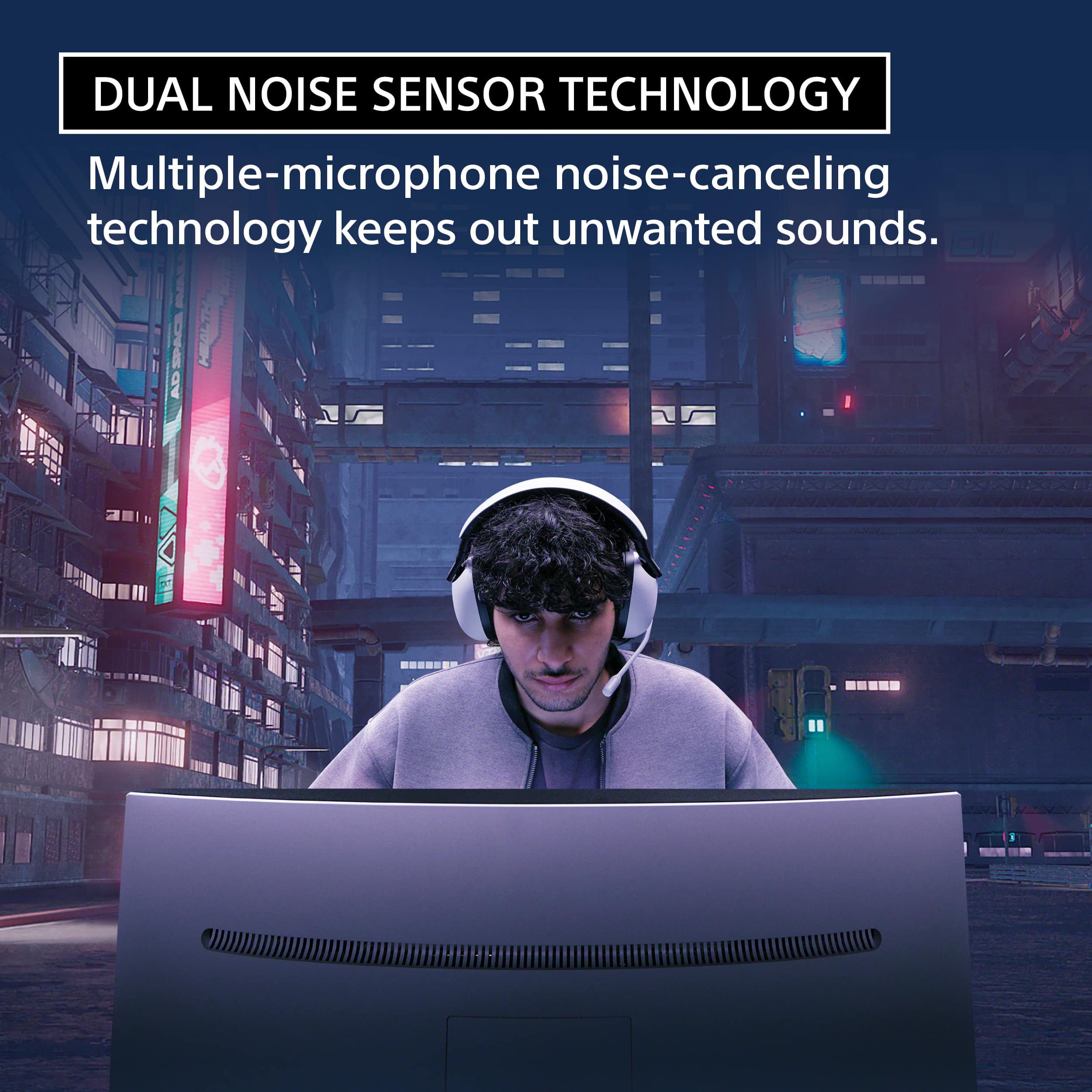 SONY INZONE H9 PS5 Wireless Noise Canceling Gaming Headset (White/Black ...
