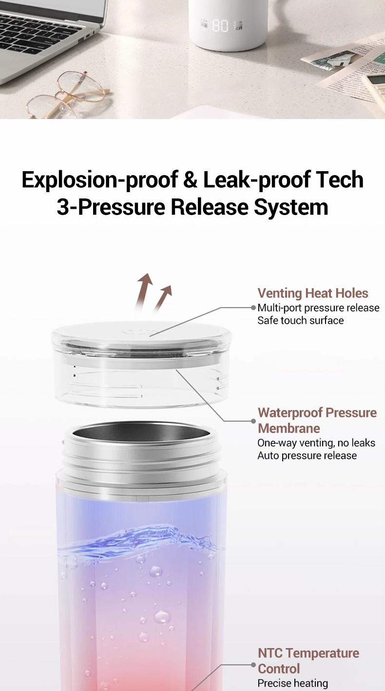 LOTOR Portable Kettle Trav kettle electric 316 Stainless Steel Liner 40-90℃ Adjustable Take it ...