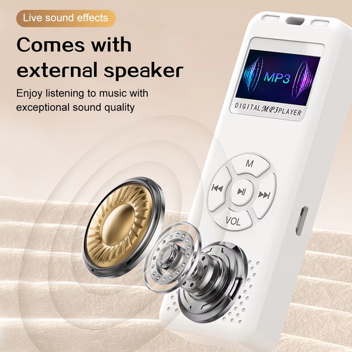 MP3 Music Player | Audio Media Players mp3 播放器 with External Speaker ...
