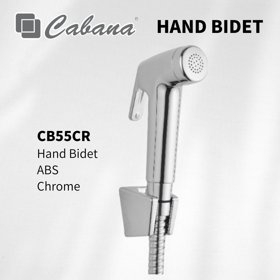 CABANA Bathroom Chrome Bidet Spray Set with 1.2hose & Bidet Holder Hand ...