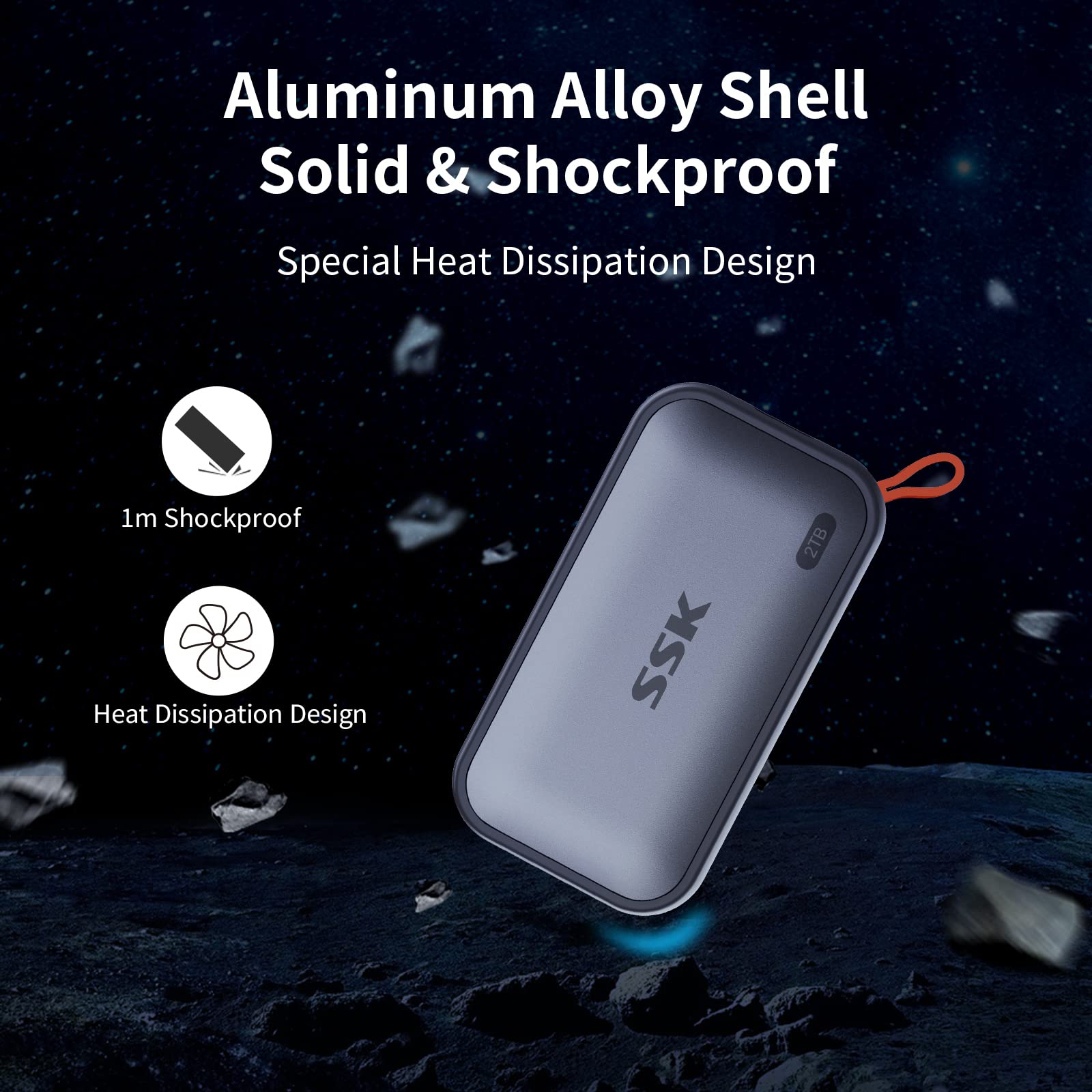 SSK Ultra Portable SSD External Hard Disk Type C USB 3.2 Gen 2 (1050Mb/s) SD500 | Shopee Malaysia