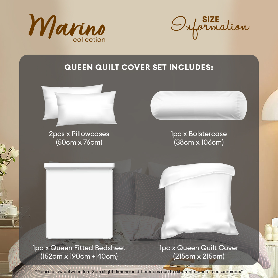 Jean Perry Marino Comforter Set - 100% Combed Cotton Sateen 950TC ...