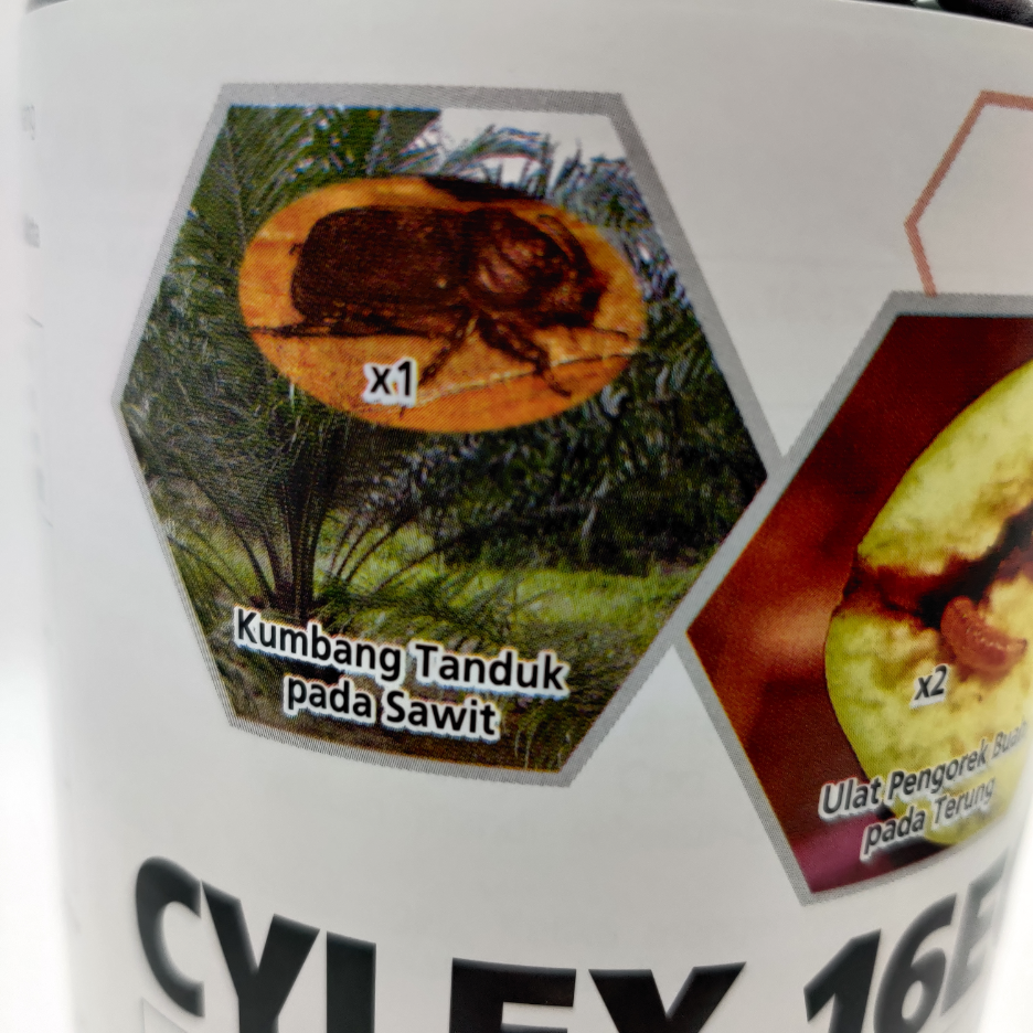 Racun serangga Cypermethrin Cylex 16% 1L efektif mampu membunuh 38 ...