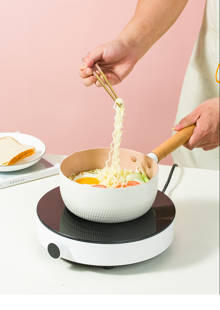 Periuk Non-Stick pan Snow pan Saucepan Japanese Noodle milk cooking Pot ...