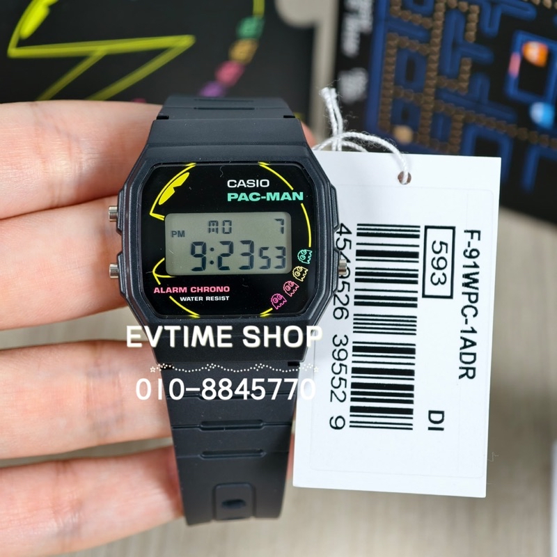100% ORIGINAL CASIO X PACMAN A168WEPC-7A / CA-53WPC-1B / F-91WPC-1A ...