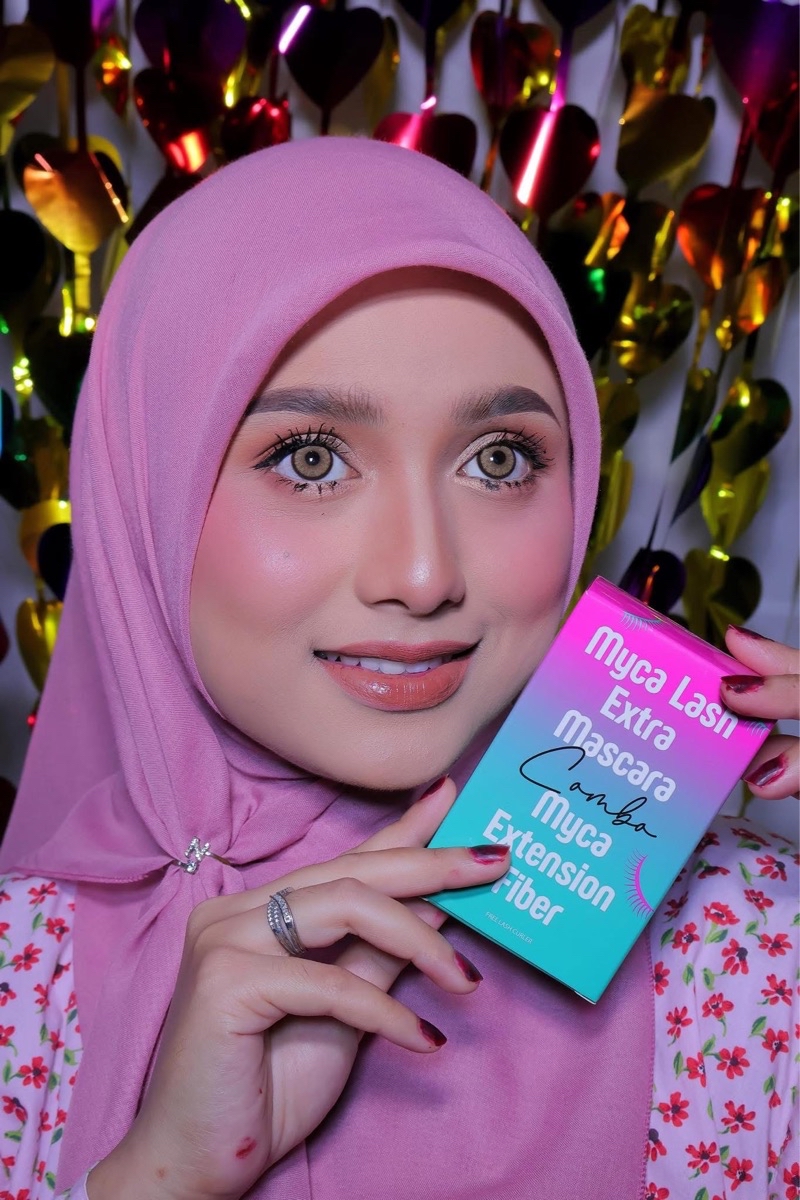 Maskara Myca Lash Extra combo or purple edition Waterproof Hitam Murah ...