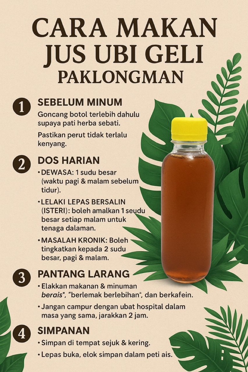 Jus Ubi Geli Paklong Man HQ | Shopee Malaysia
