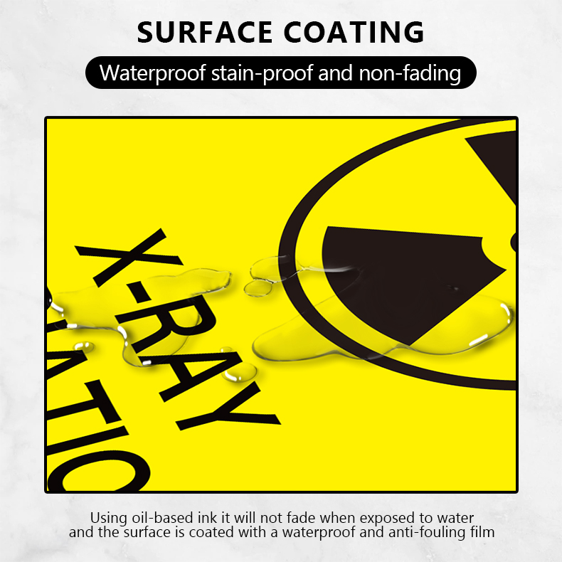 Caution X-ray Radiation Xray PVC Sticker Premium Waterproof Sticker ...