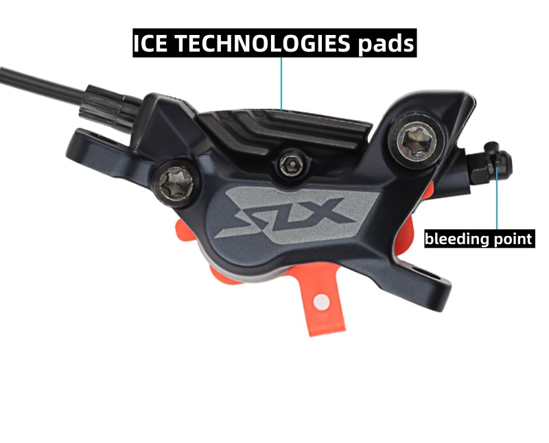 SHIMANO SLX M7120 M7100 12 SPD 4Pot BRAKESET Hydraulic Brake Caliper ...