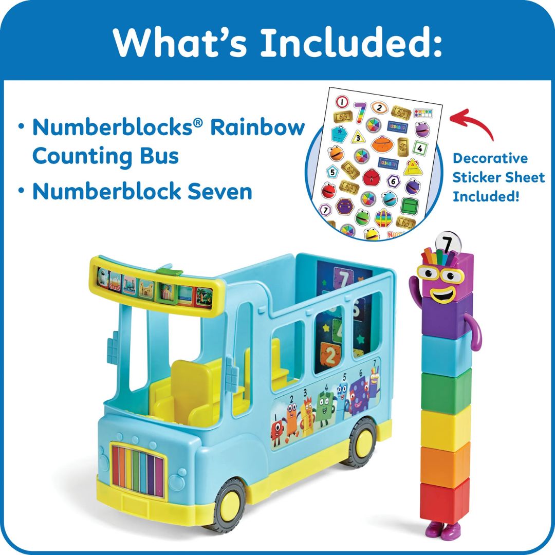 Learning Resources Numberblocks Rainbow Counting Bus by hand2mind- Age ...