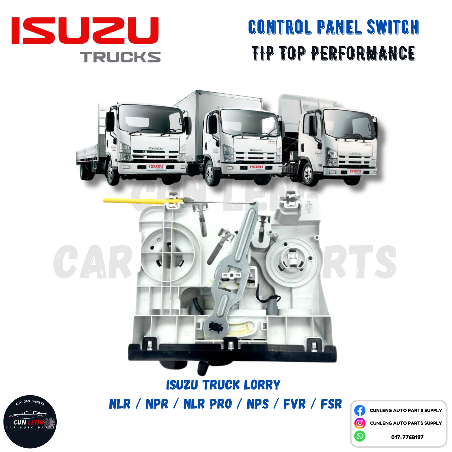 Original New - Isuzu Truck NLR / NLR PRO / NPR / NPS / FVR / FSR Car ...