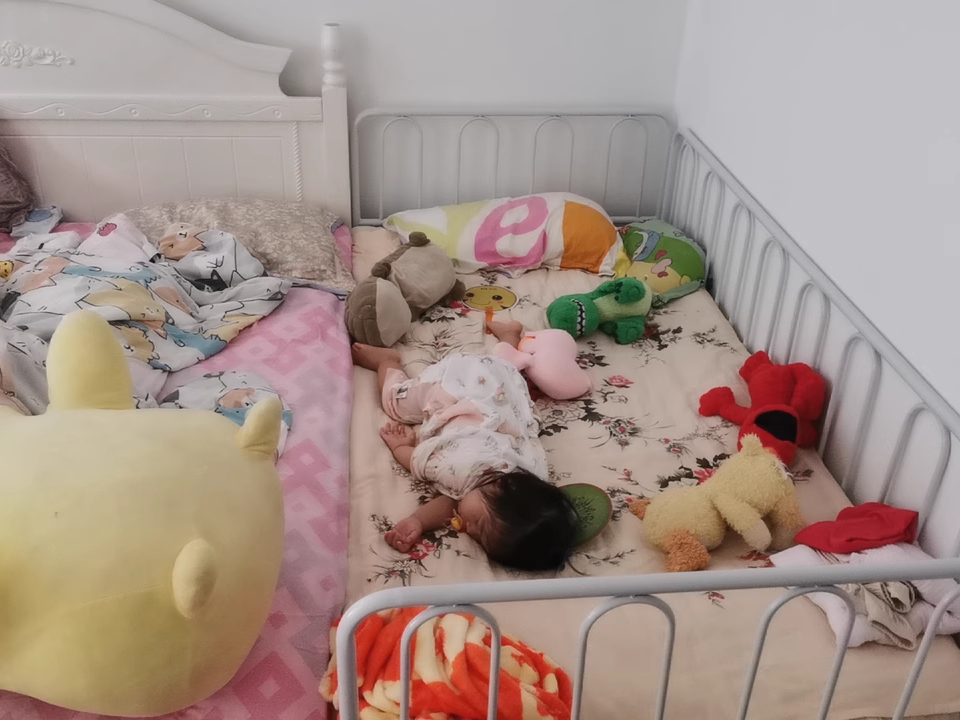 𝙍𝙚𝙖𝙙𝙮 𝙎𝙩𝙤𝙘𝙠 Iron Baby Bed Katil Baby Expandable Formaldehyde-Free ...