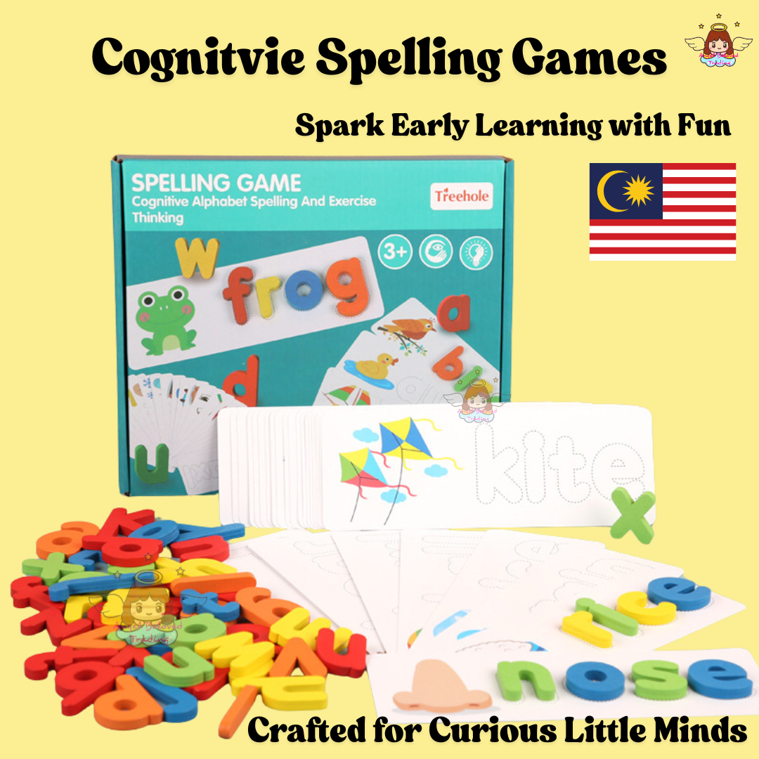 Montessori Alphabet Puzzle Matching Cards Abc Puzzle for Kids Mainan ...