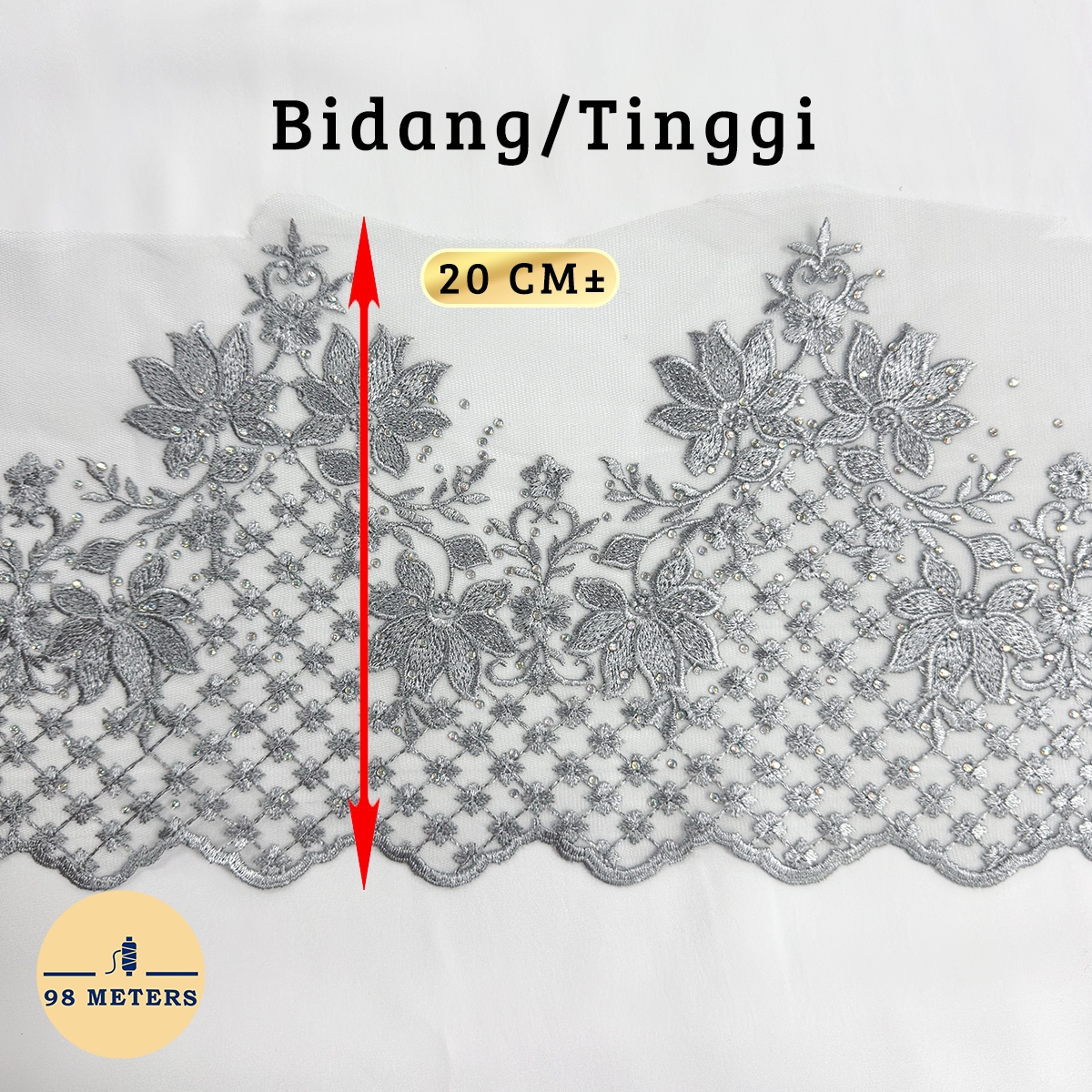 [🔥HOT SALES🔥] Border Lace Corak Bunga Border Baju Renda Baju Renda Lace ...