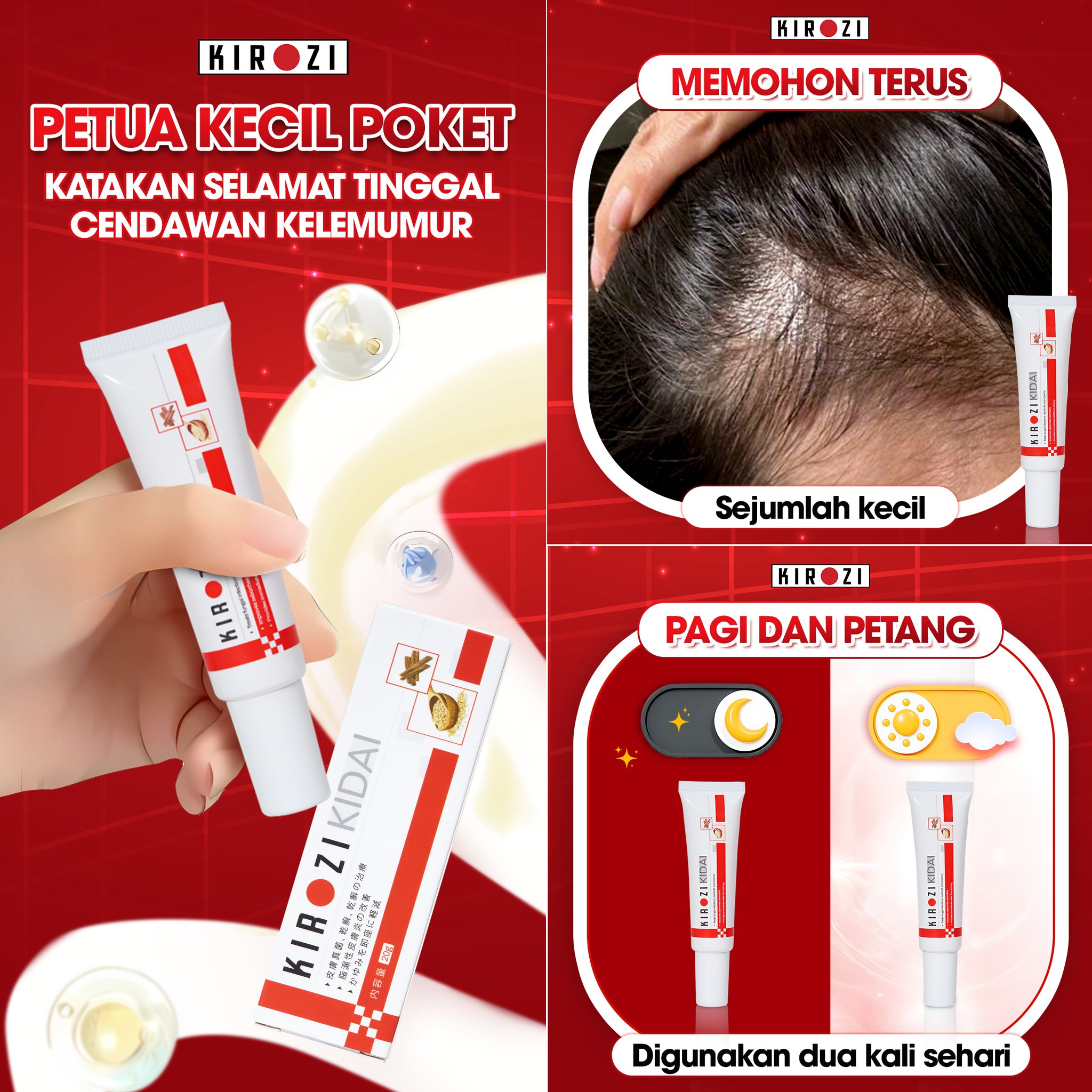ORIGINAL HQ - Krim Anti Fungal / Anti Kulat Cream Kirozi Kidai ...