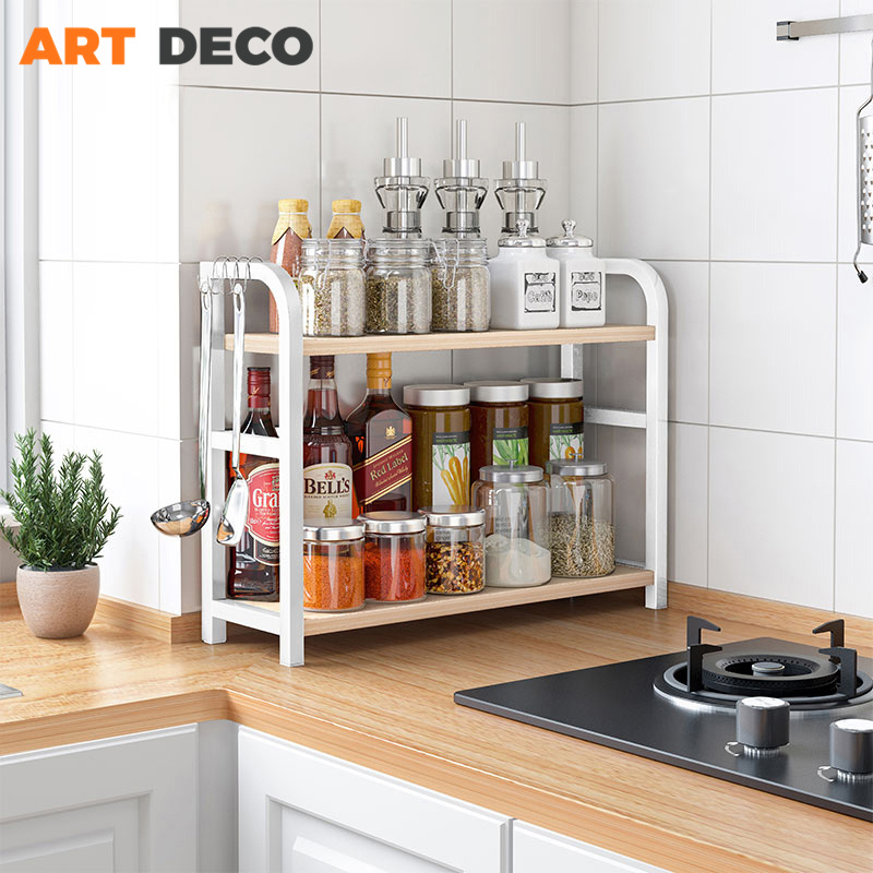 Spice Rack Kitchen Storage Rack Seasoning Rack Rak Dapur Rak Rempah ...