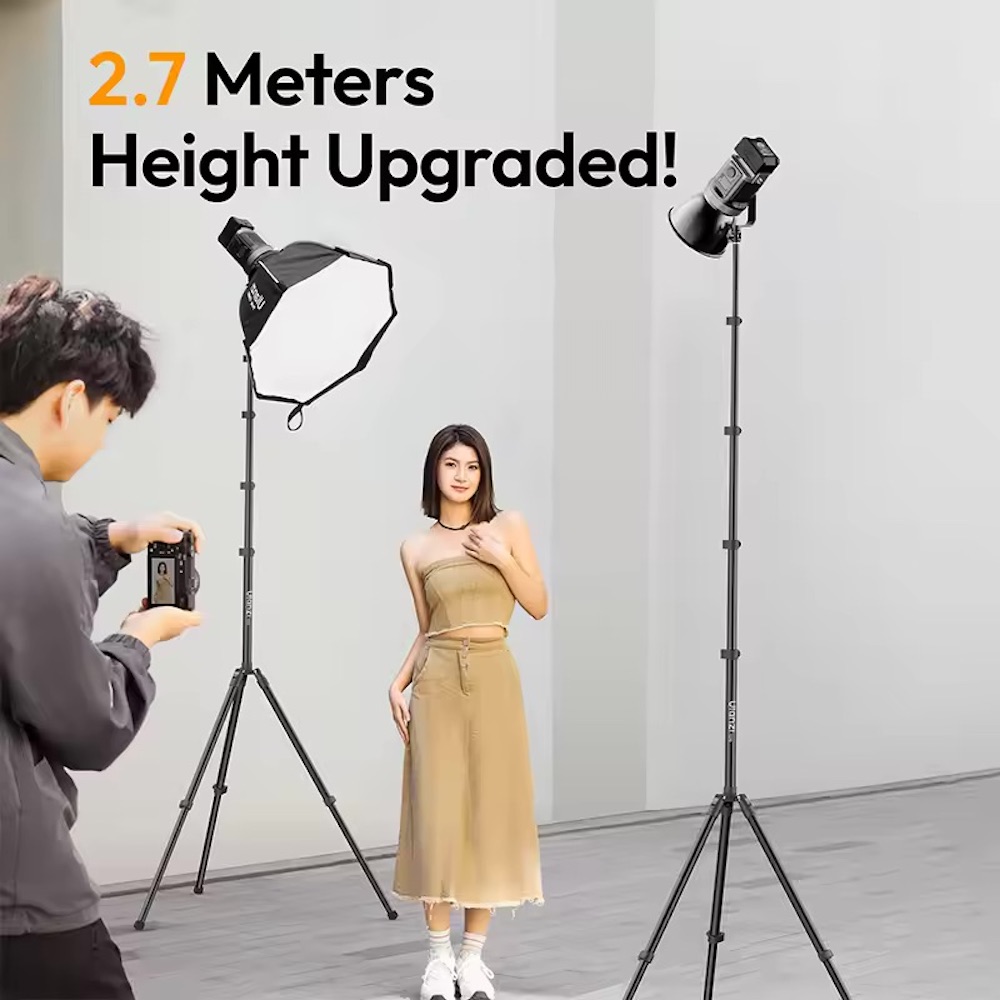 Ulanzi T270 2.7M Light Stand Heavy Duty 6kg Tripod Stick for Video ...