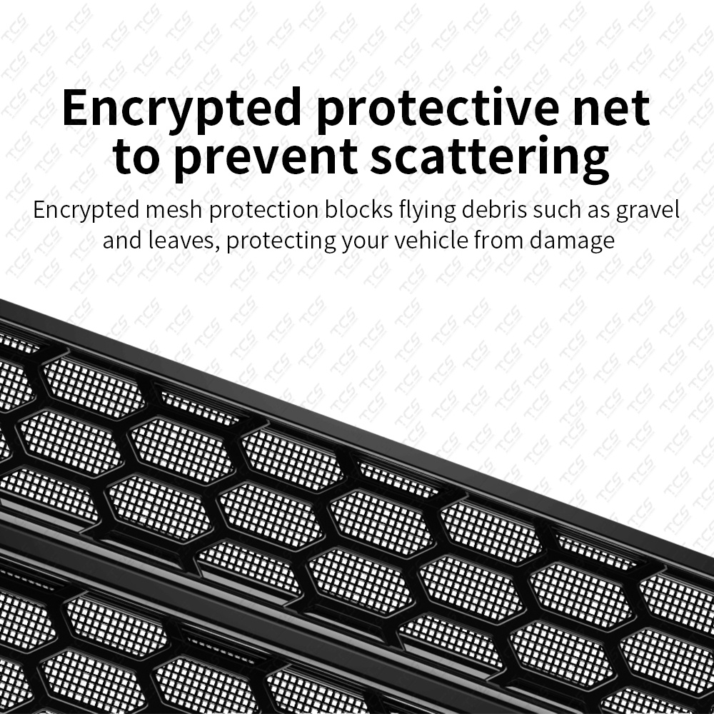 TCS NEW DESIGN CAR MA HONEYCOMB TOP&BOTTOM GRILLE COVER PROTECTIVE NET ...