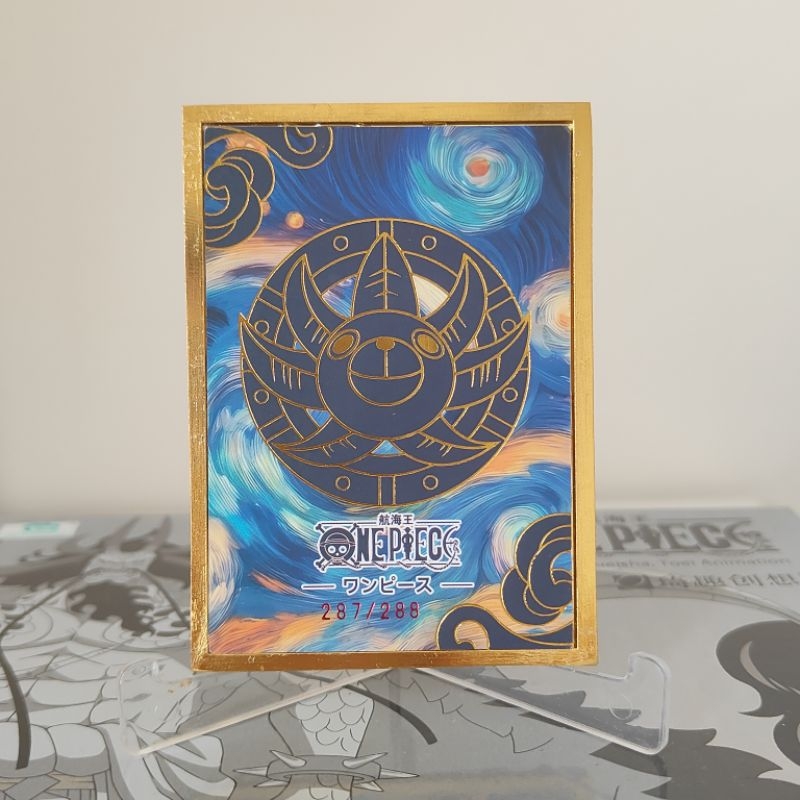 🔥NEW🔥Gold Frame One Piece Card🔥Metal Card with Serial Number | 海贼王金属收藏卡 ...