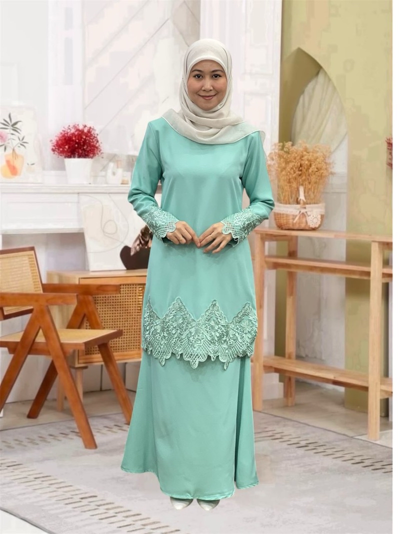 New arrival baju kurung lace design baru( S to XXL) | Shopee Malaysia