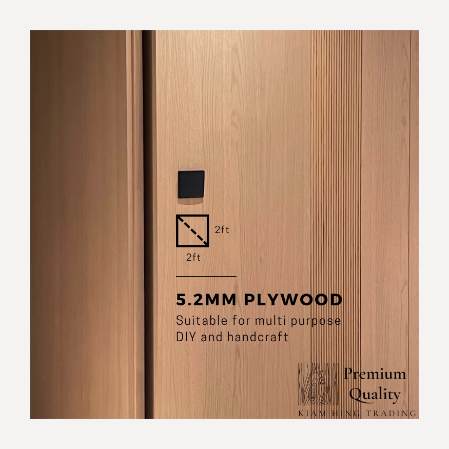 5.2mm Plywood (2ft x 2ft) DIY board sheet | timber panel wood | plywood ...