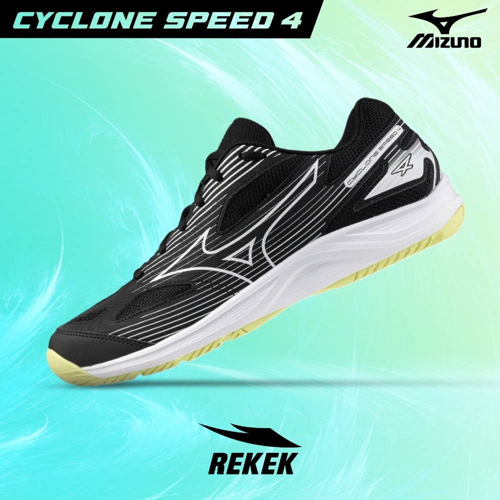 MIZUNO Cyclone Speed 4 High Technology Cool System Badminton Shoes ...
