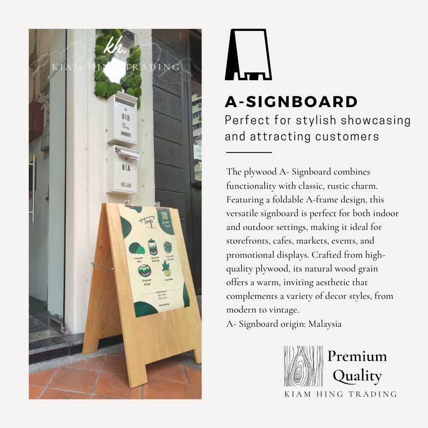 A-Signboard | Wooden A-baord | DIY cafe sign board | Stand Sign board ...