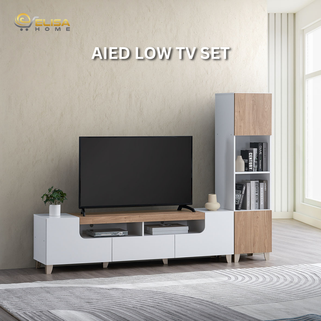 [FREE/LOW SHIPPING] ELISA HOME Asla TV Rack /Multifunction Storage Rack ...