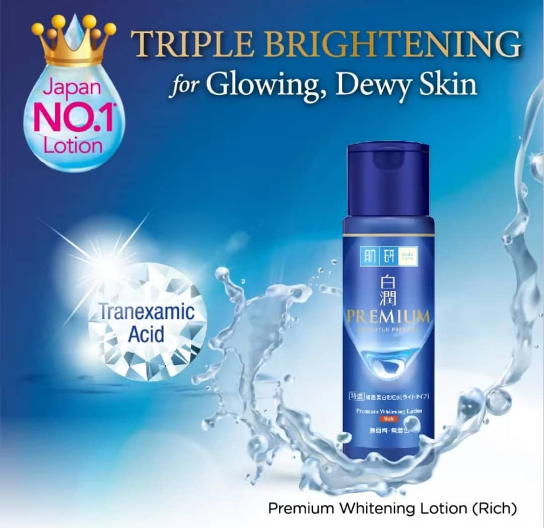 Hada Labo Premium Whitening Lotion LIGHT / RICH - 170ML | Shopee Malaysia