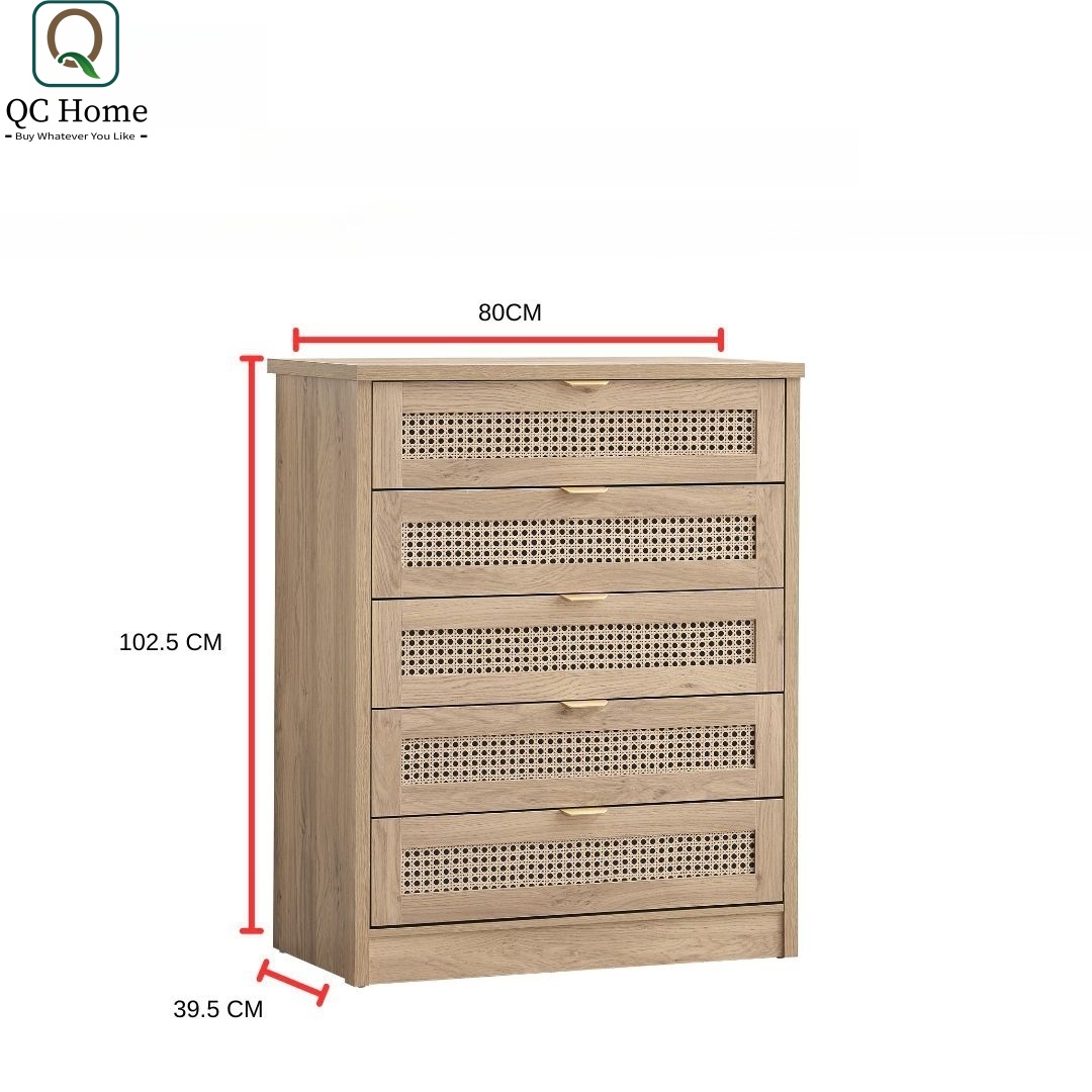 Almari laci | Chest Drawer | Kabinet Laci | Wardrobe Almari Baju | Muji ...