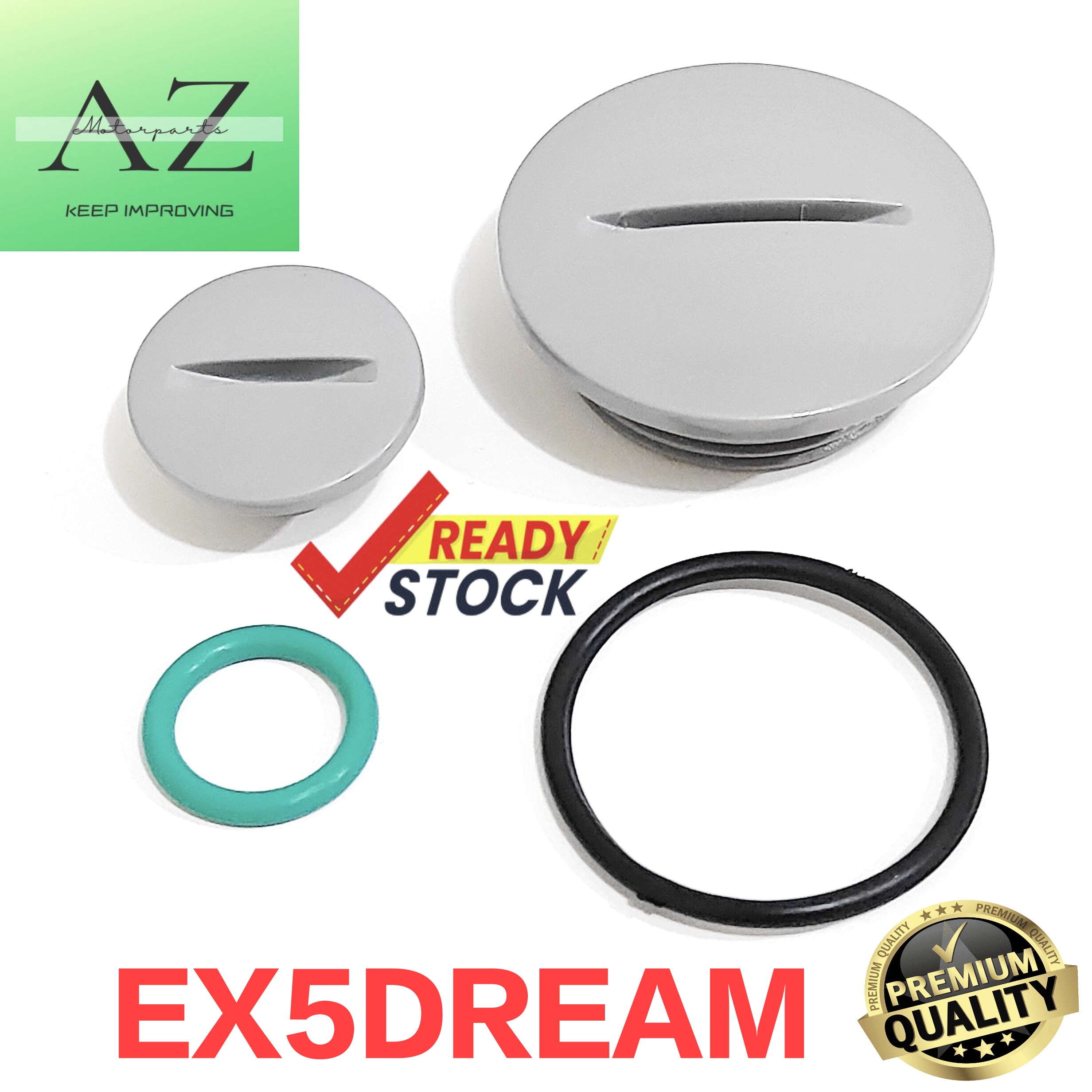 HONDA EX5DREAM MAGNET COVER CAP / GENERATOR CAP ( 1 SET ) | Shopee Malaysia