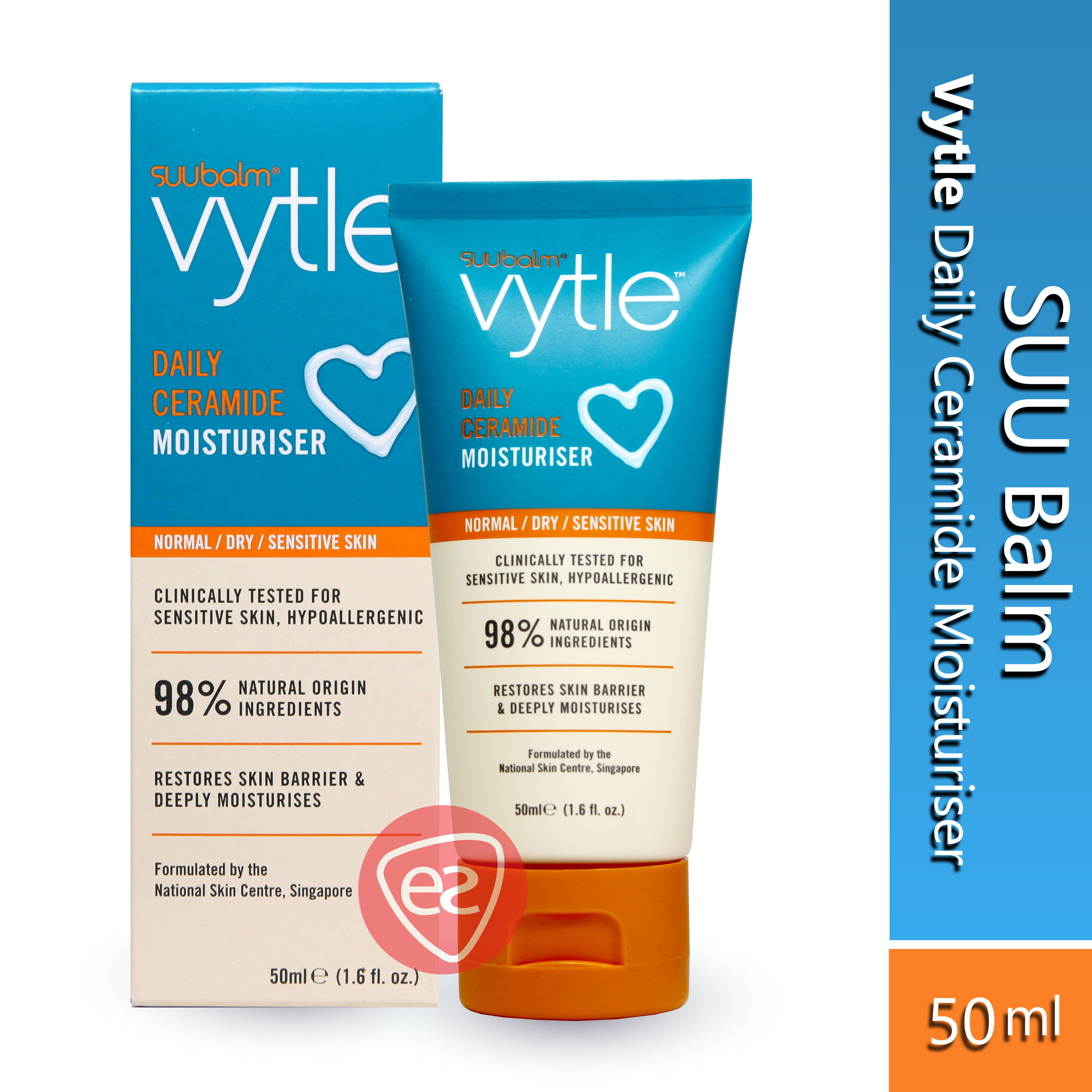 Suu Balm Vytle Daily Ceramide Moisturiser 50ml (For Normal/ Dry ...