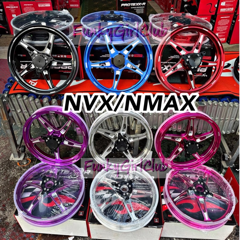 PROTEXX R RIMS NVX 155 NMAX 14 INCH RIM 185/215x14 SPORT RIM YAMAHA ...